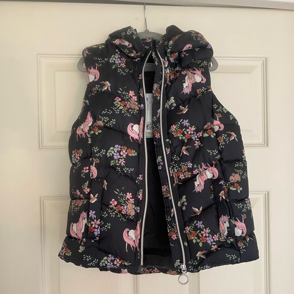 H&M | Jackets & Coats | Hm Girls Hooded Puffy Vest | Poshmark